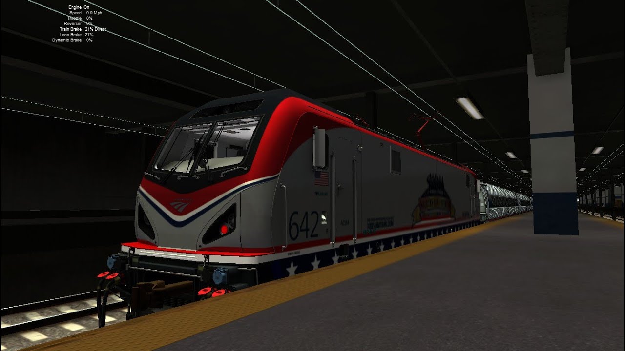 Railworks: Amtrak 177 Boston - New York 642 - YouTube