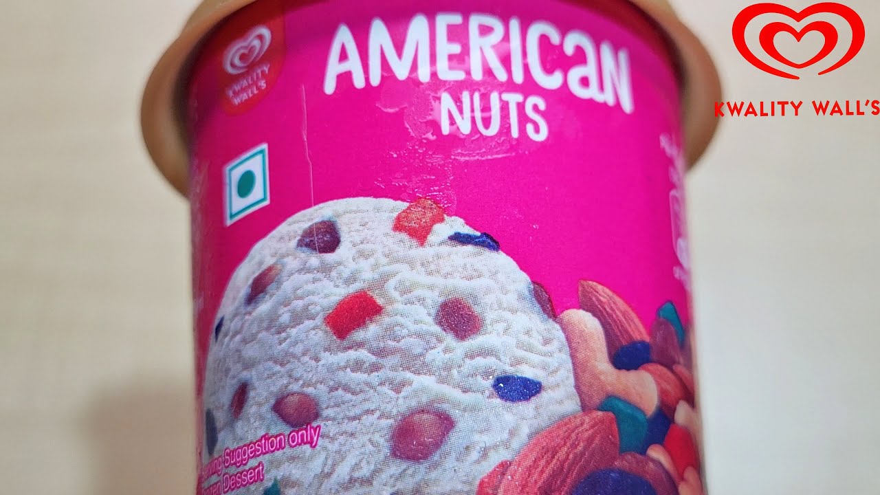 Kwality Wall's American Nuts Frozen Dessert | Ingredients, Taste, Price ...