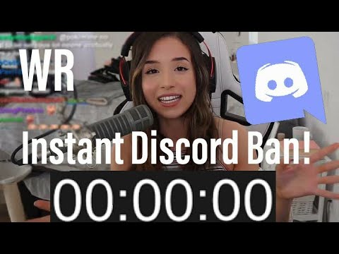 Pokimane Discord Ban Speedrun (Simp% in 0.45 seconds) World Record ...