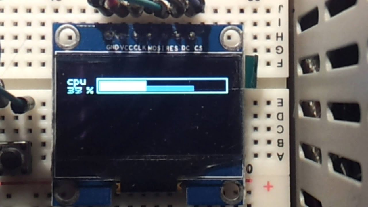 Simple analog display on OLED - YouTube