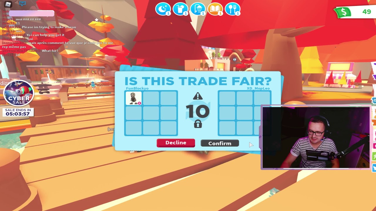 Adopt Me Gameplay (FREE SKELEREX RIDE PET WINNER 01.12.2020) - YouTube