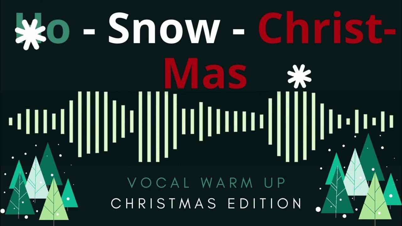 The SINGER's Guide to a CHRISTMAS Vocal Warm-Up 🎅 - YouTube