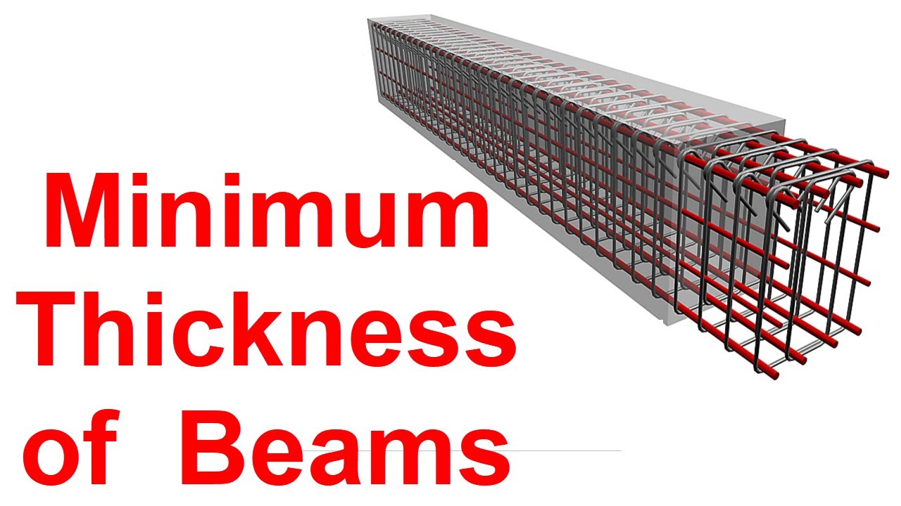 Minimum Thickness of Beams - YouTube
