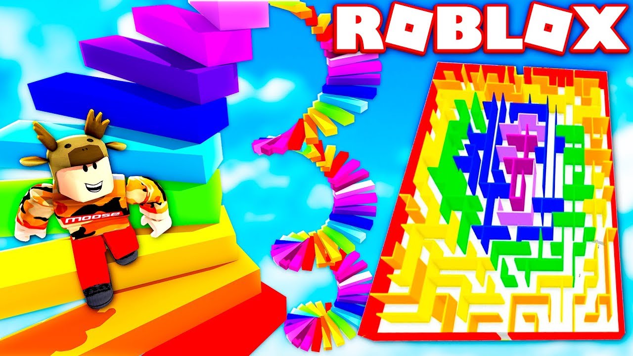 ROBLOX EASIEST RAINBOW OBBY EVER?! *WORLD RECORD* - YouTube