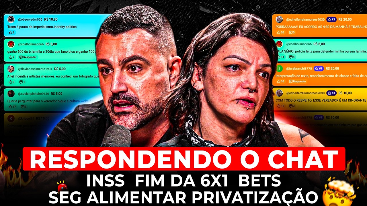 O CHAT NÃO PERDOOU 🤯 | respostas polêmicas AO VIVO! | MICHELLE x ...
