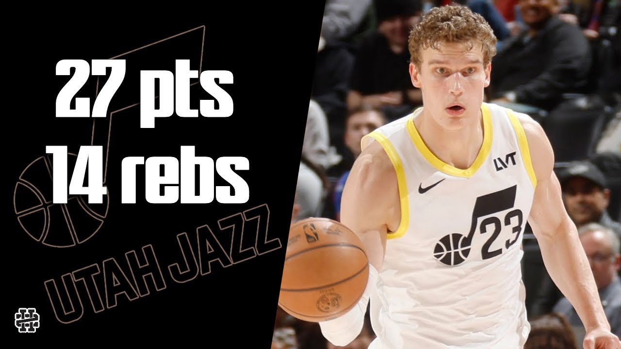 Lauri Markkanen 27 pts 14 rebs vs Pistons 2425 season - YouTube
