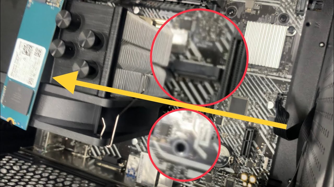 How to install and fixed M.2 NVMe SSD on ASUS H510M-k - YouTube