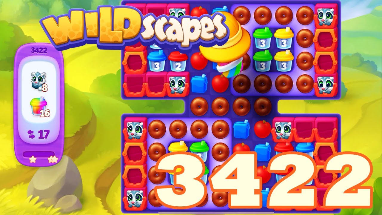 Wildscapes Level 3422 HD Walkthrough | 3 match game | gameplay ...