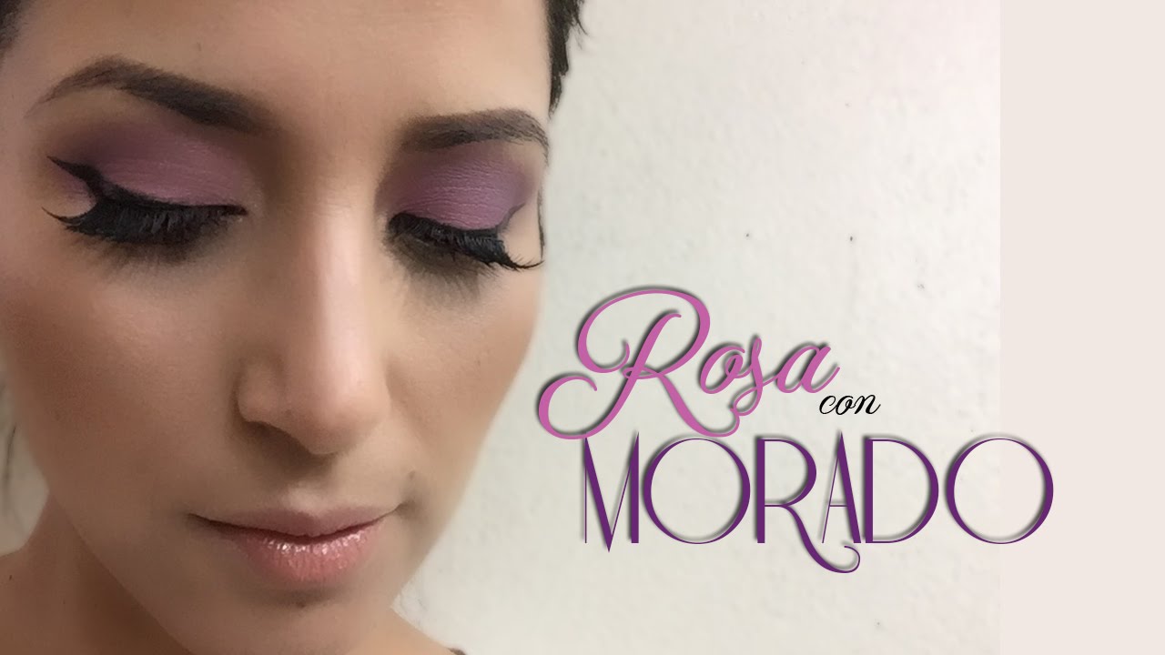 Look rosa con morado - YouTube