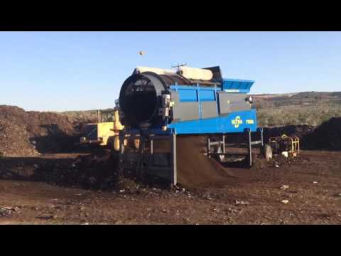 ULTRA T1500L Stationary trommel screen, screening compost, compost ...