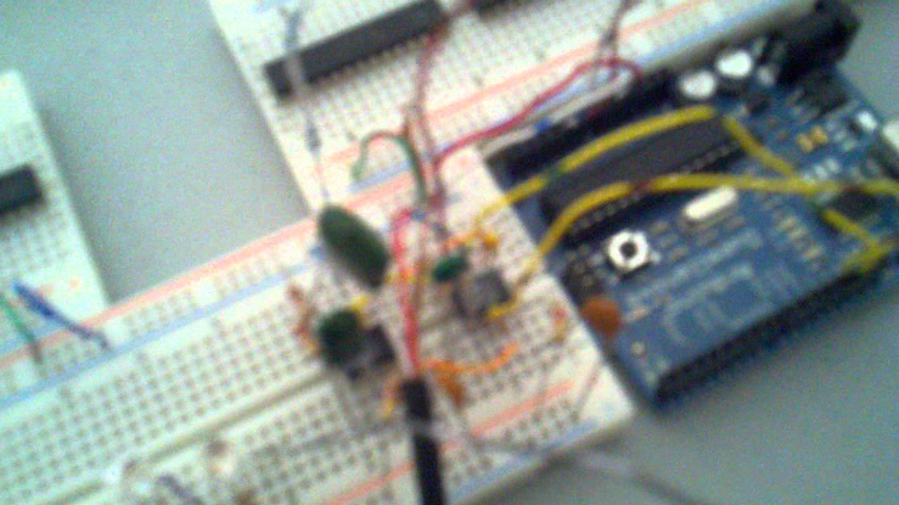 Static build up turns on leds - YouTube