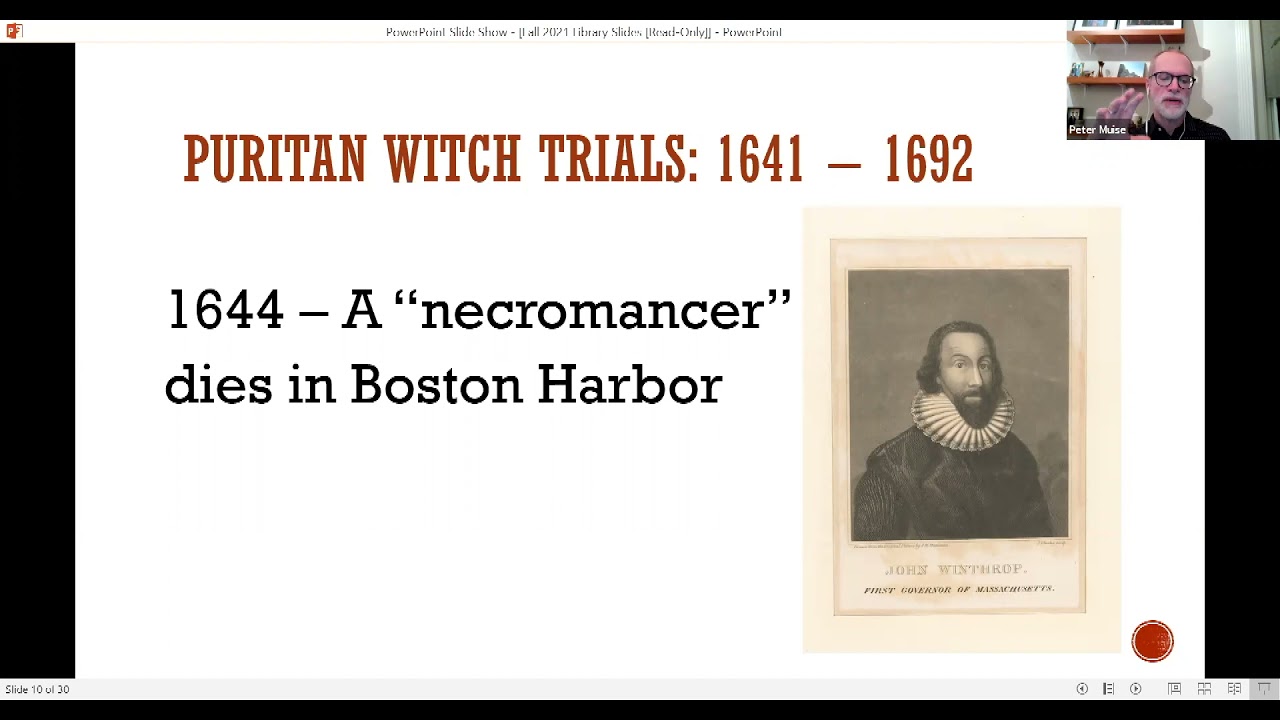 Witches and Warlocks of Massachusetts with Peter Muise - YouTube