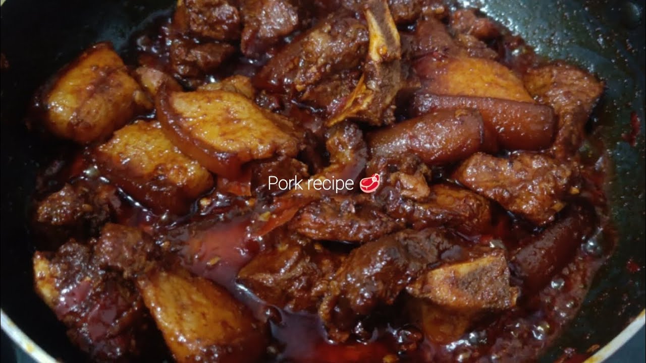 ~Simple pork recipe🥩 |Tangkhul Naga |Hoksa shaiphameithui😉 - YouTube