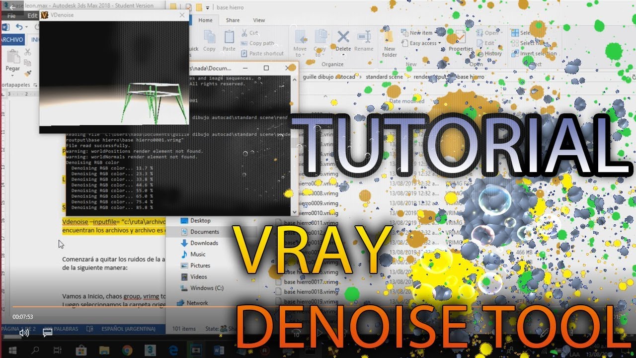 vray denoise tool tutorial - YouTube