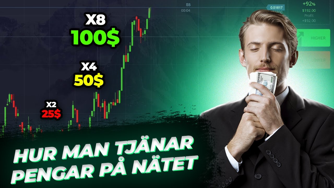 HUR MAN TJÄNAR PENGAR PÅ NÄTET | POCKET OPTION KOPIERA HANDEL - YouTube