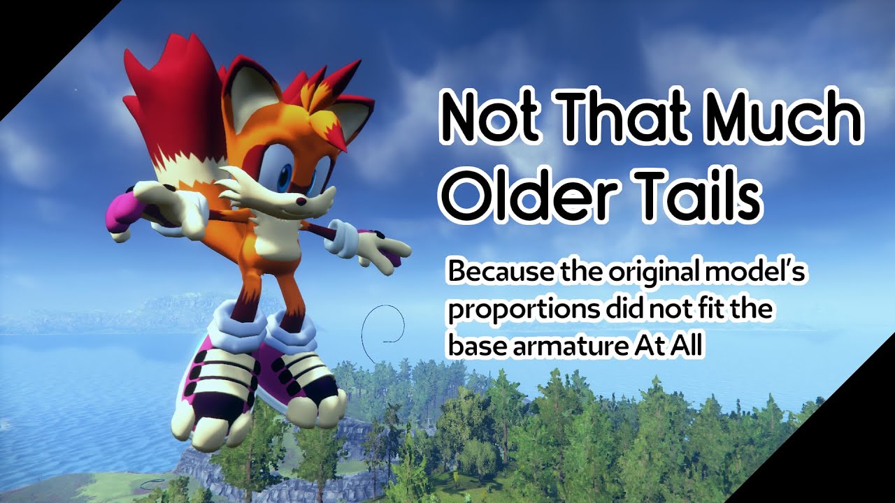 Sonic Frontiers - Not That Much Older Tails Mod Showcase - YouTube