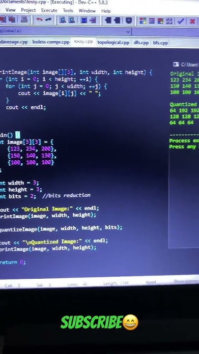 Lossless Compression In Ccodinglife Coding Programminglanguage Codingtime Youtube
