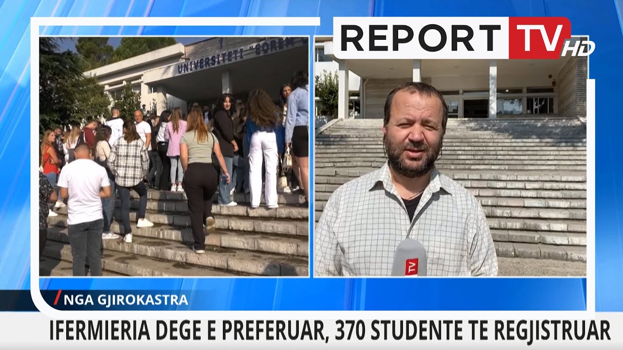 Ashtu si në Shkodër, edhe në universitetin e Gjirokastrës studentët ...