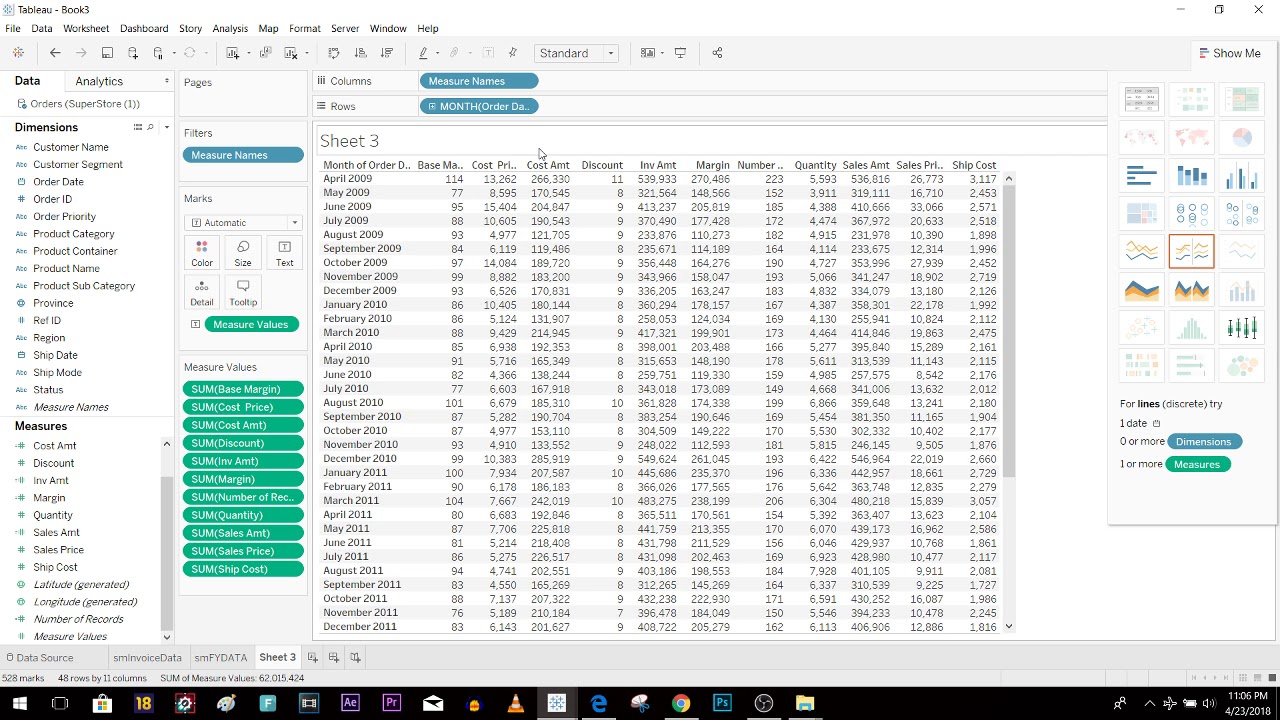 Tableau Solution - Base sheet - sheet 3 - YouTube