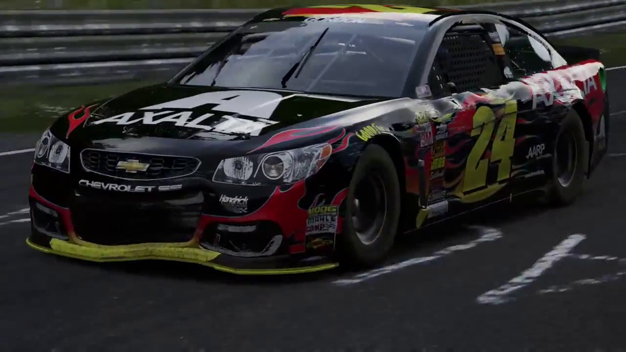 #24 Axalta Chevrolet SS NASCAR @ Nurburgring (Replay) - YouTube