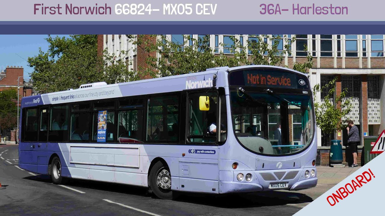 Limp Kickdown | First Norwich Volvo B7RLE Wright Eclipse Urban 66824 ...