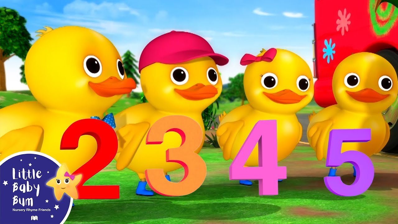 5 Little Ducks On A Bus | Little Baby Bum - Nursery Rhymes for Kids ...