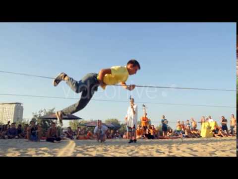 Competitions of Slackline - YouTube