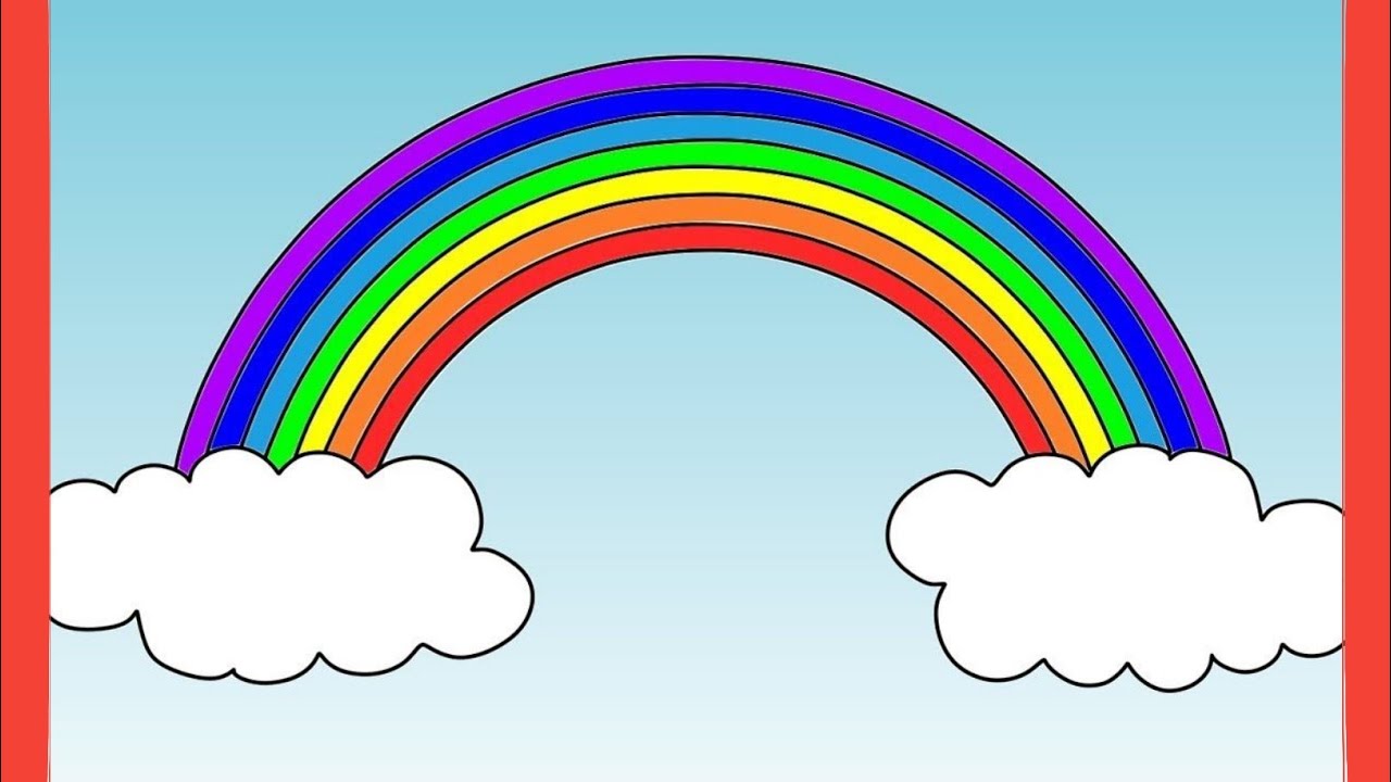 How to draw Rainbow || How to draw rainbow 🌈 for step by step || kids ...