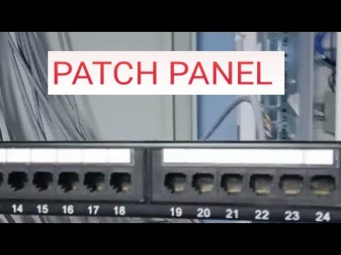 Cat 6 Patch panel nasıl işlenir. - YouTube