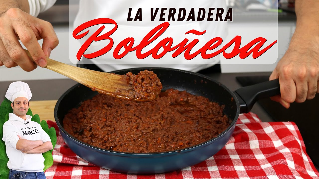 Salsa boloñesa original receta tradicional autentica italiana [ragu a ...