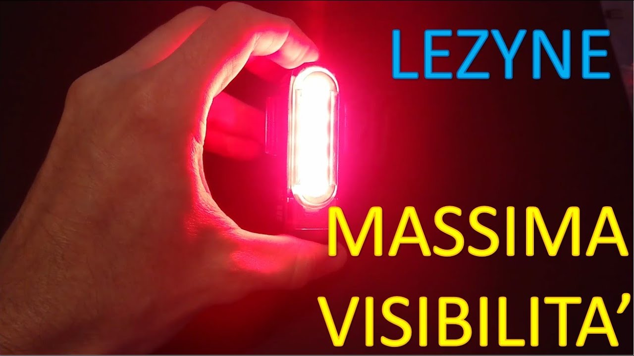 Luce posteriore potentissima e impermeabile: Lezyne Strip Drive 150 ...