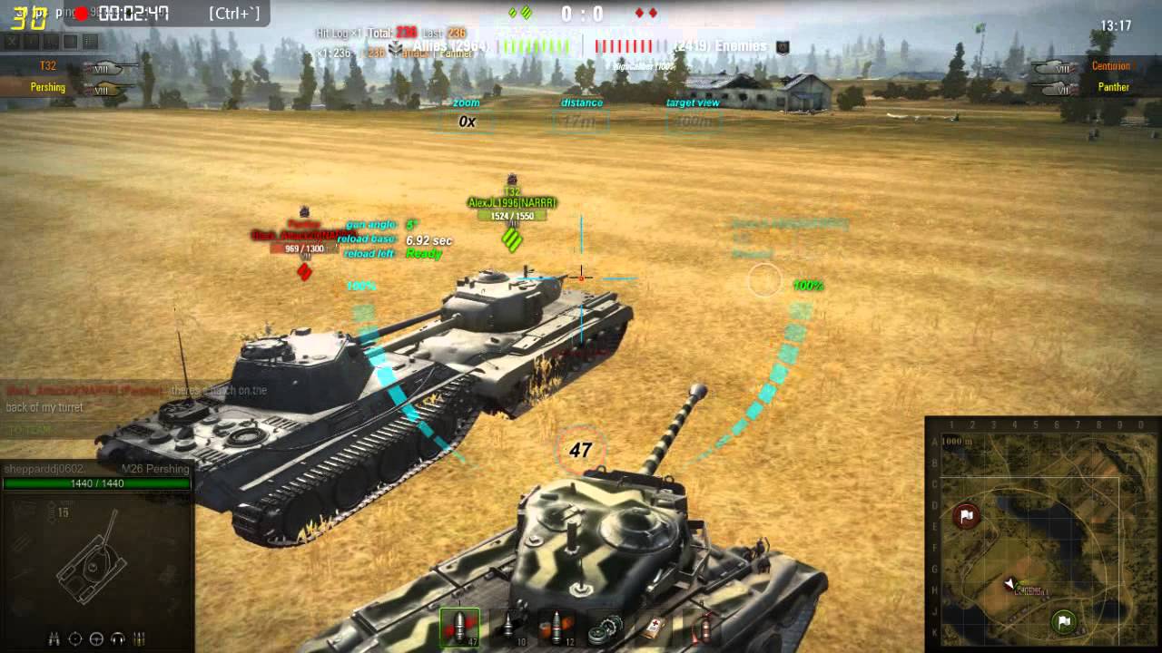 World Of Tanks Basic Weak Spots On Common Tanks - YouTube