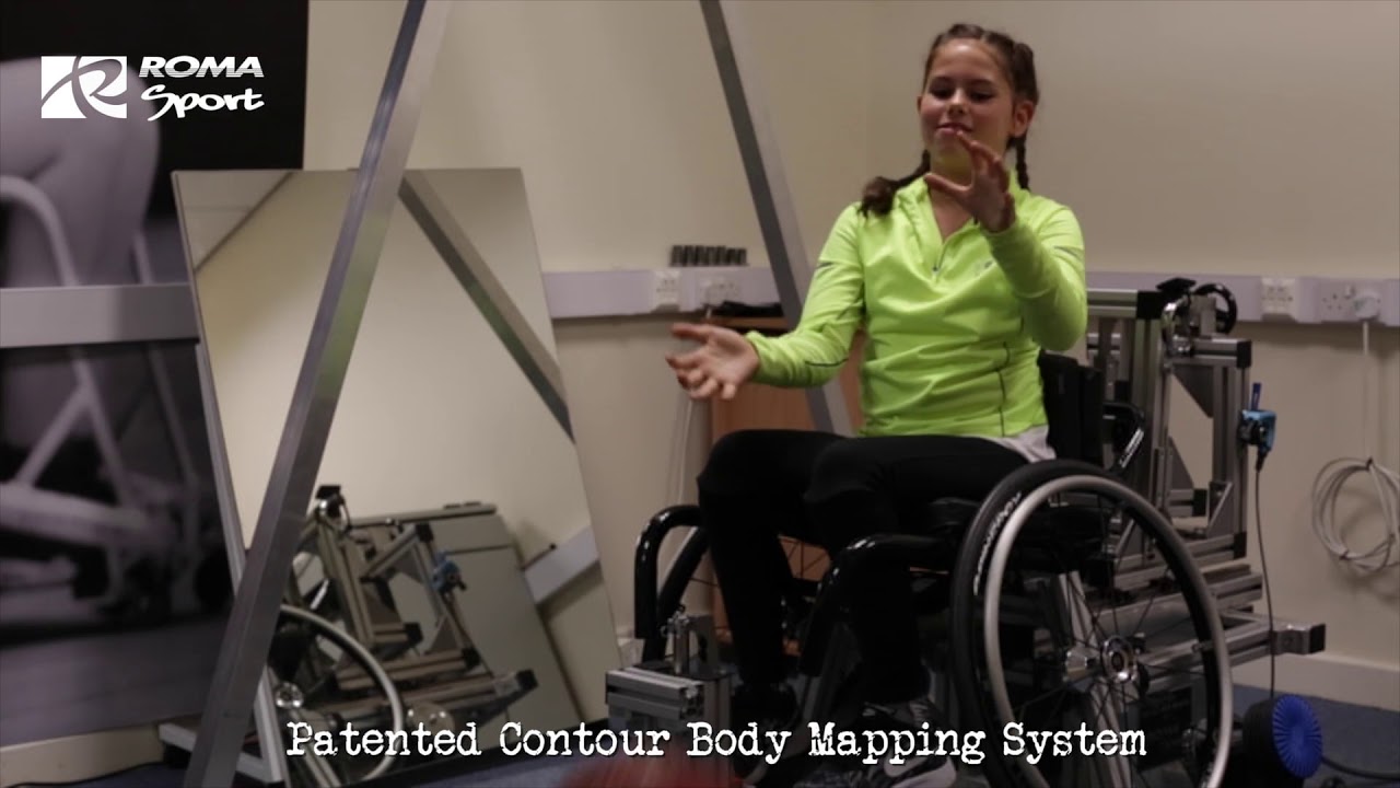 RMA Sport. 1st Wheelchair fitting with Libi Phillips using our patented ...