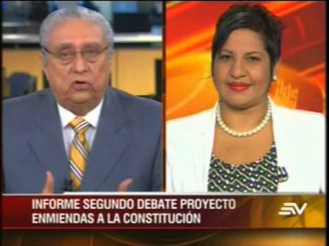 María José Carrión - Contacto Directo - Enmiendas Constitucionales ...