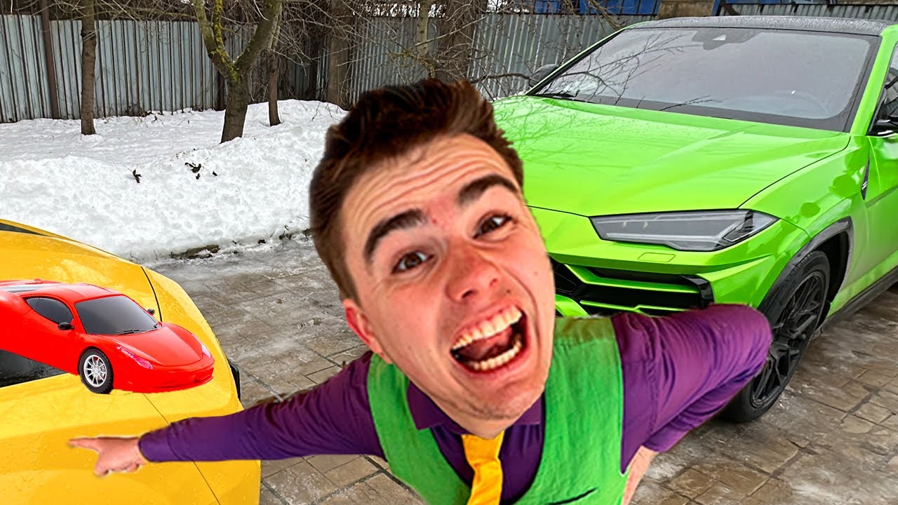 Older Mr Joe in Audi in Garage VS Thief Mr Joe for kids - YouTube