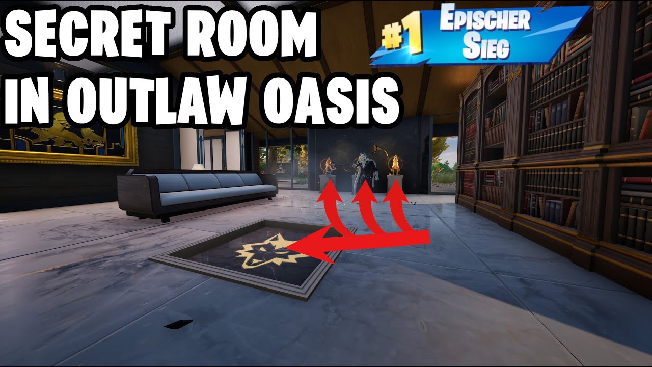 Secret Room in Outlaw Oasis - Fortnite #90 - Battle Royale ZB Duo - YouTube