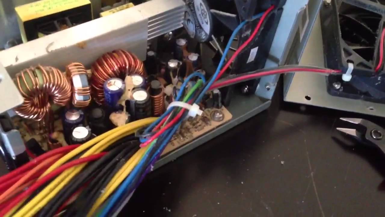 Fast and Simple 12V PSU from Old PC - YouTube