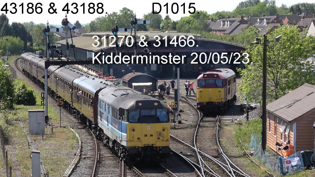 43186, 43188, D1015, 31270 & 31466. SVR Diesel Gala Part 8 ...