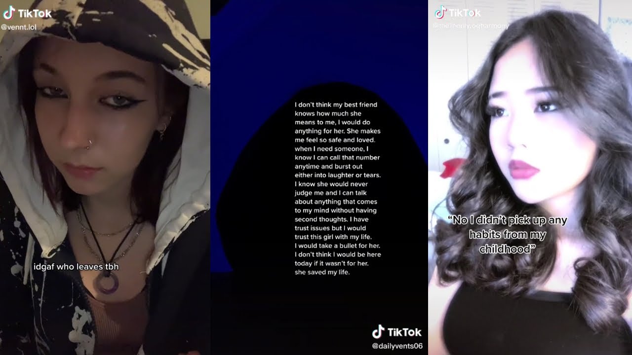 vent/sad tiktok compilation : 1 - YouTube