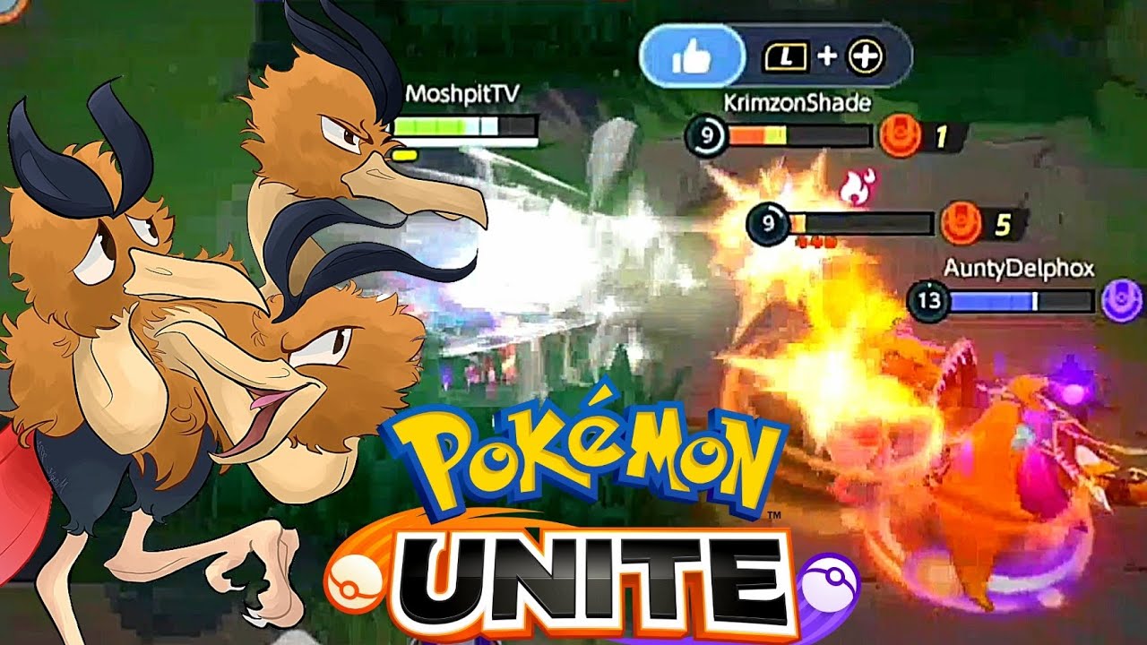 Drill Peck Dodrio Is Just So Fun!! (Pokemon Unite) - YouTube