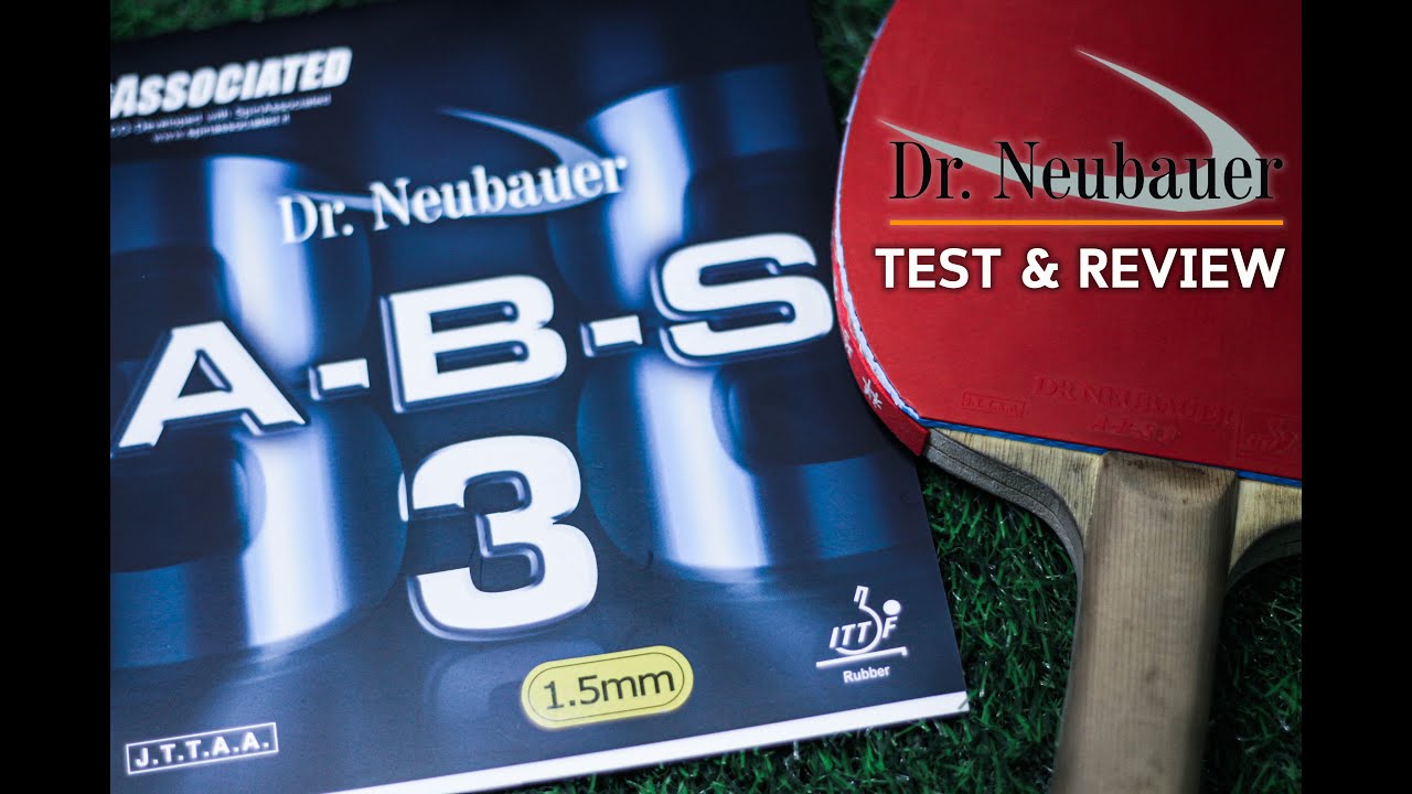 Test & Review Anti-spin rubber “ Dr.neubauer ABS3 1.5 “ - YouTube