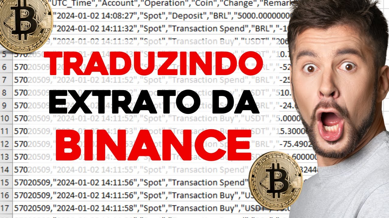 COMO ENTENDER O EXTRATO DA BINANCE PARA O IMPOSTO DE RENDA - YouTube