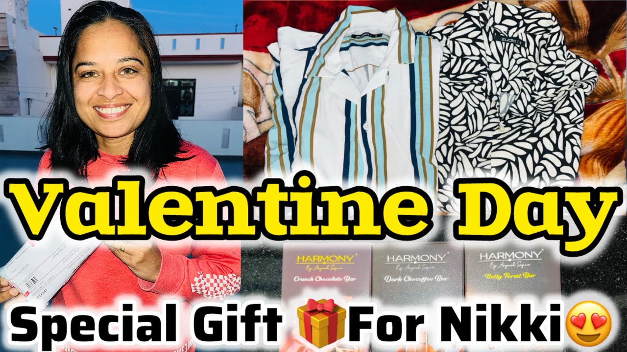 Valentine💌Day Special Vlog ️।Special Gift For Nikki From A Famous ...