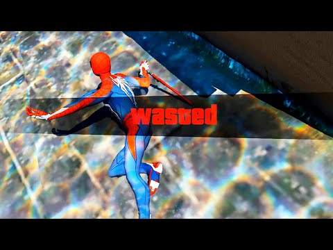 GTA 5 Funny Wasted SPIDERMAN Flooded Los Santos #128 (Funny Moments)