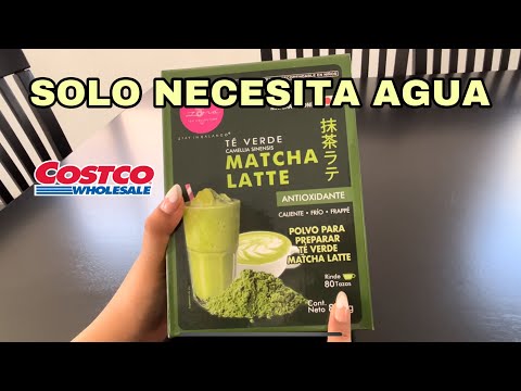 Cómo preparar Matcha Latte de Costco - YouTube