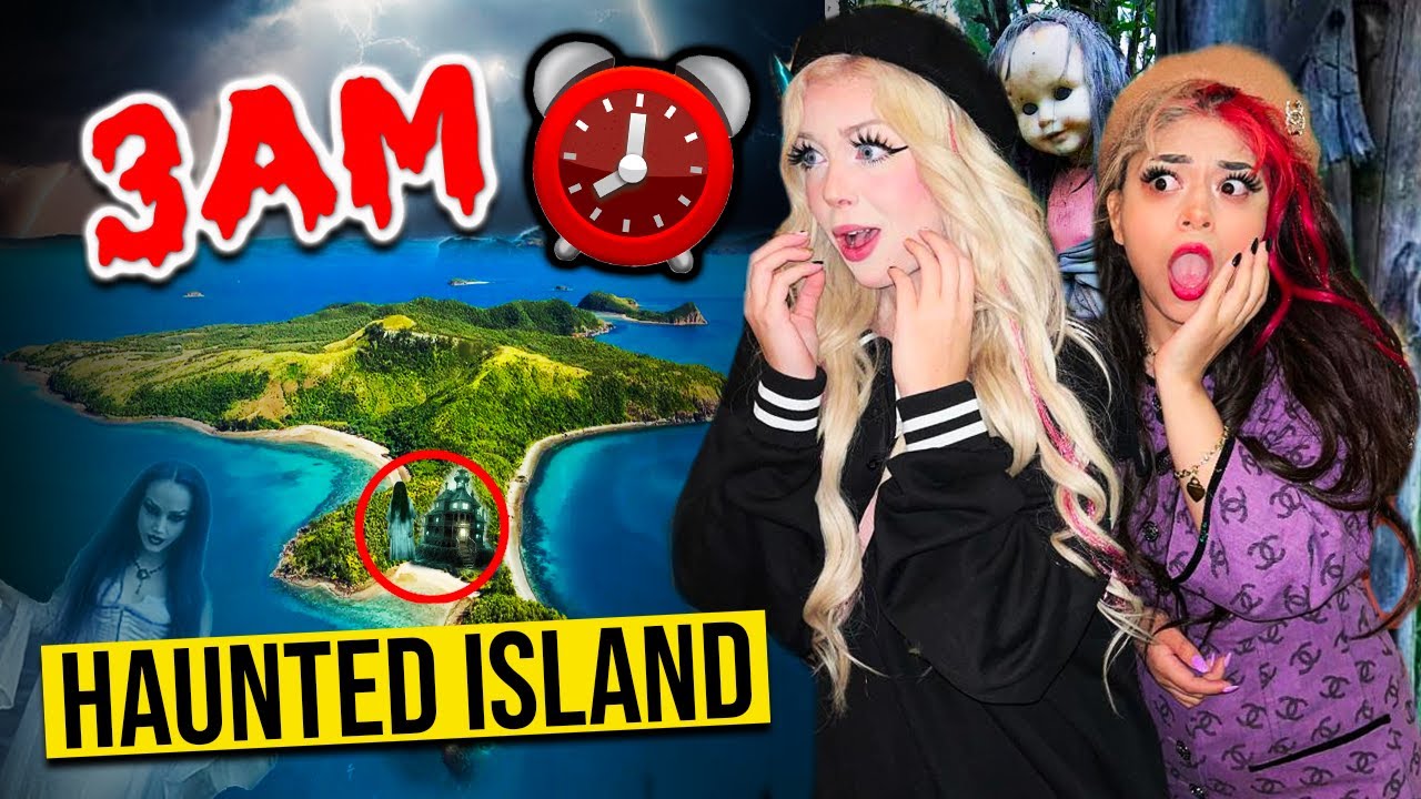 Spending 24 Hours OVERNIGHT on A CURSED HAUNTED ISLAND...(*TERRIFYING ...