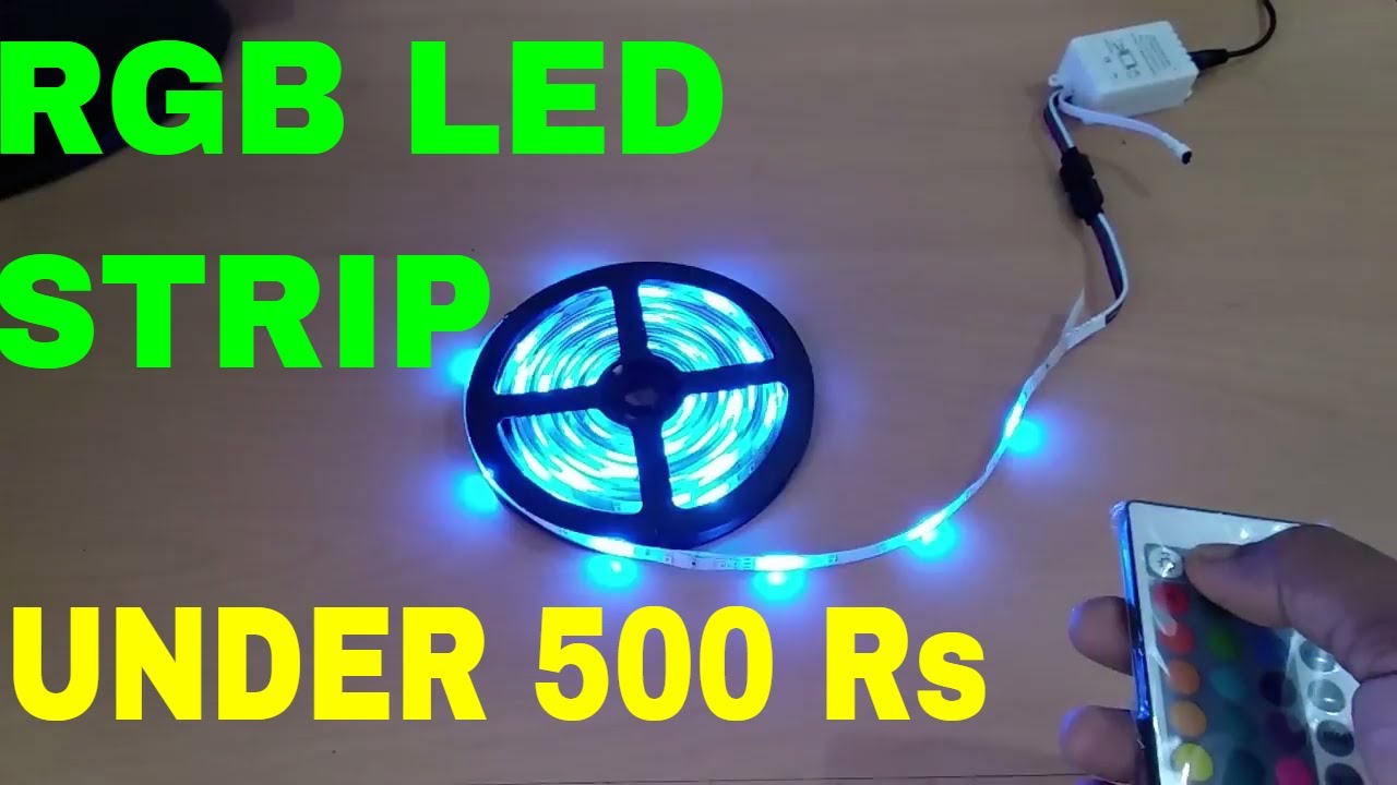 Budget RGB led light strip | Best color full light under 500 | Dancing Light.. - YouTube