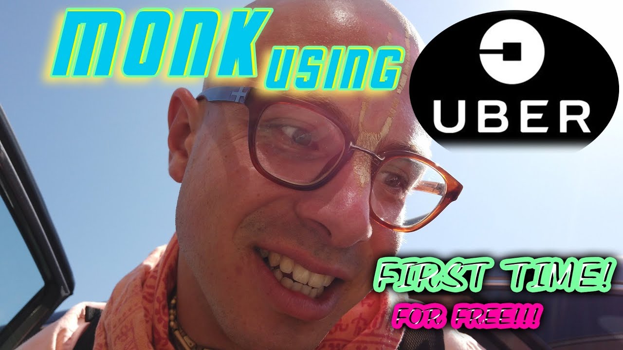 Monk Using Uber For The First Time For FREE - YouTube