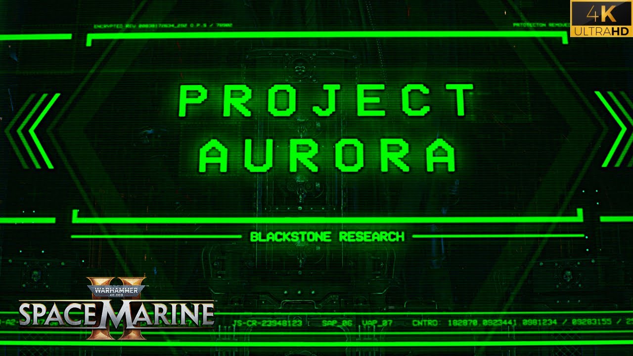What is Project Aurora? A threat from the past? - Space Marine 2 - YouTube