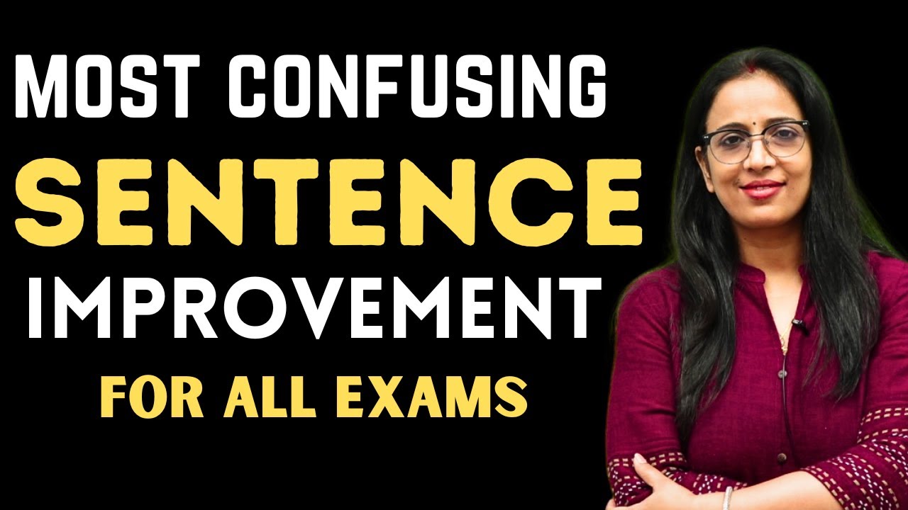 Most Confusing Sentence Improvement For all Exams || English Grammar ...